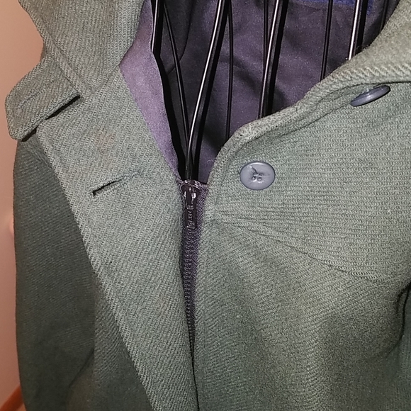 Woolrich | Jackets & Coats | Vtg Woolrich Woman Dark Green Wool Lined ...